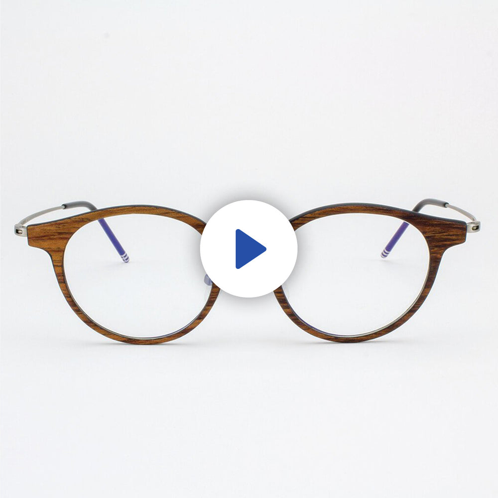 Marion | Titanium & Wood Eyeglasses | Tommy Owens
